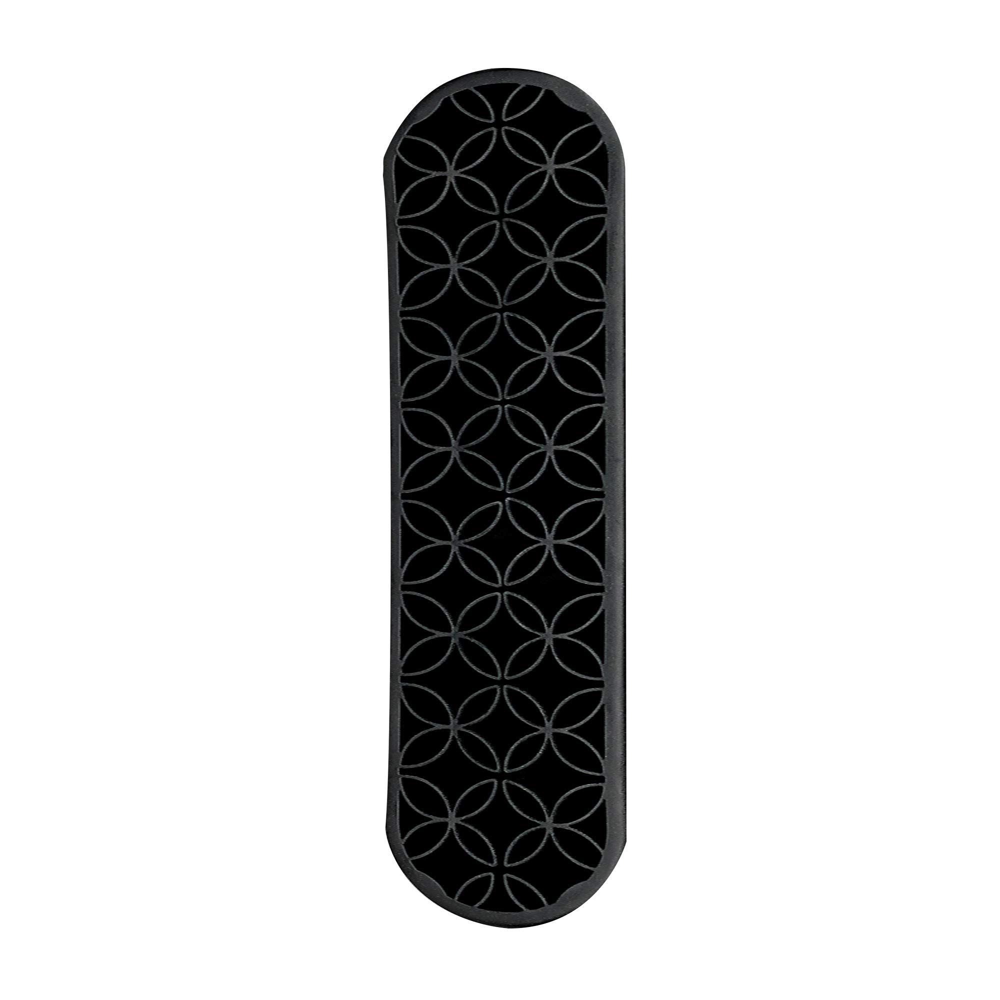 Silicone Makeup Brush Holder: Beauty Tool Organizer, Cosmetic Storage, Sewing and Quilting Notion Stash and Store (Black)
