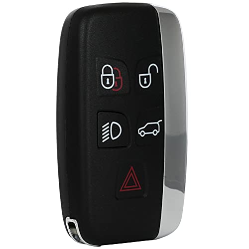 SCITOO Key Fob Shells Case * 1 PCS Replacement for Land Rover for LR2 for LR4 or Range Rover for Range Rover Evoque for Range Rover Sport 2012-2017 KOBJTF10A LR078921 LR050787