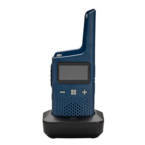 T383 Blue 25 Mile 2 Way Radio W/Charging Dock