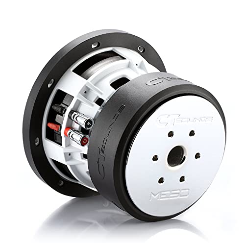 CT Sounds Meso-6.5-D2 6.5 Inch Car Subwoofer Dual 2 Ohm, 800 Watts Max