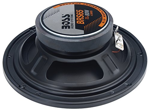 BOSS Audio Systems BRS65 80 Watt, 6.5 Inch , Full Range, Replacement Car Speaker - Sold Individually
