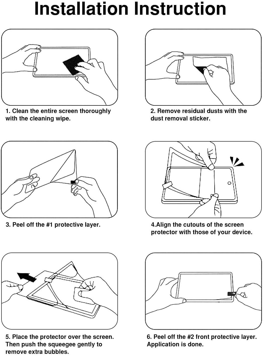 MoKo 2Pack PET Matte Screen Protector for Microsoft Surface Go 10.5 inch (2018/2020/2021/2023), Write, Draw and Sketch with Surface Pen, Anti Glare