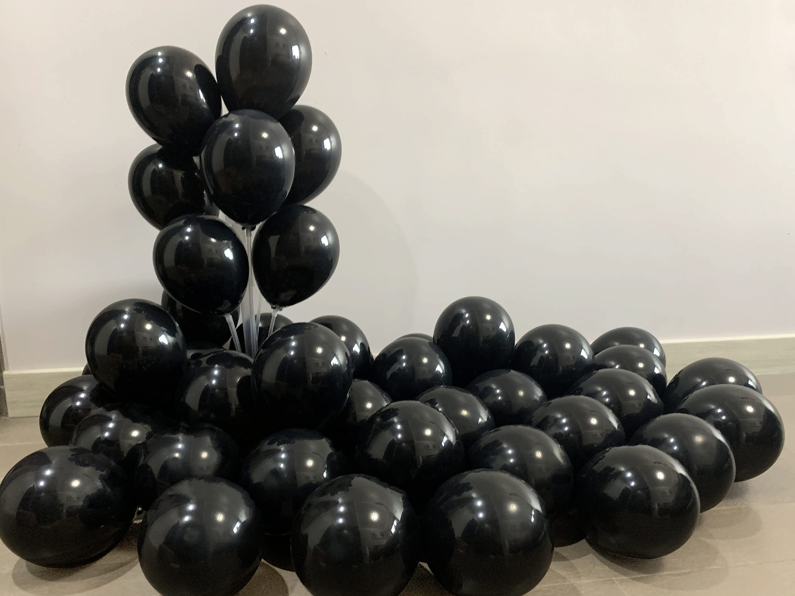 COLORFUL ELVES 100pcs Small White Balloons 5 inch Mini White Latex Helium Balloon for Wedding Party Decorations