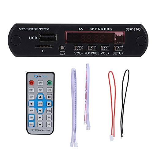 Yoidesu 1280 * 720 HD MP5 Player SSD Stereo Sound Bluetooth MP5 Player with FM/AUX Input/Remote Control for Speaker, HD TV, LCD, Set-top Box, HDMI, Projector, etc