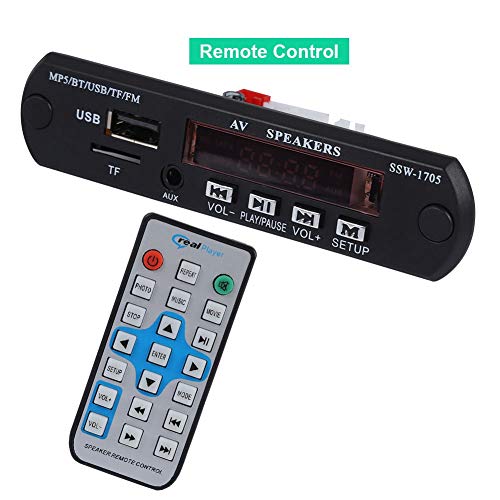 Yoidesu 1280 * 720 HD MP5 Player SSD Stereo Sound Bluetooth MP5 Player with FM/AUX Input/Remote Control for Speaker, HD TV, LCD, Set-top Box, HDMI, Projector, etc