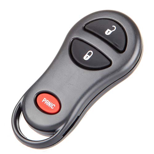 OCPTY 1 X Flip Key Entry Remote Control Key Fob Replacement for j eep for Cherokee for Grand Cherokee for Dodge for Dakota for Durango for Ram 1500 for Ram 2500 for Ram 3500 56045497 3 Buttons 315 Mhz