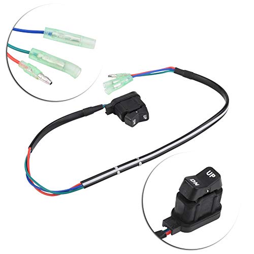 for Quicksilver 3000 Trim Switch - Car Tilt Trim Switch 87-18286A43 Power Tilt Trim Switch Assembly for Mercury Outboard Remote Control Box