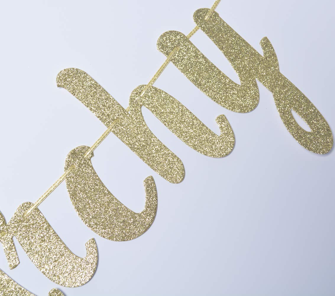 Smash The Patriarchy Banner Bunting Sign for Feminist Girl Power Party Decorations Women's Rights Decor Girl Power Props Gold Glitter