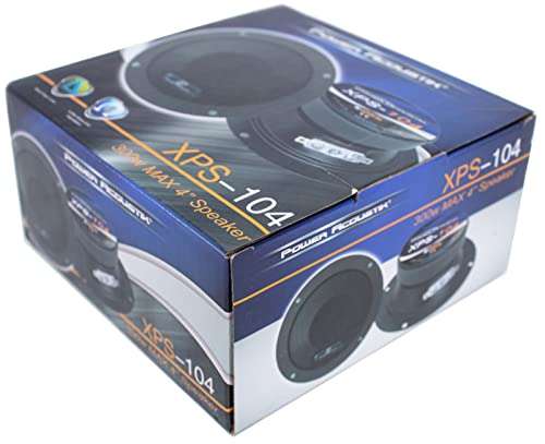 P Acoustik 4X Sealed Back 4" 1200W Mid Range Car Audio Speaker XPS-104