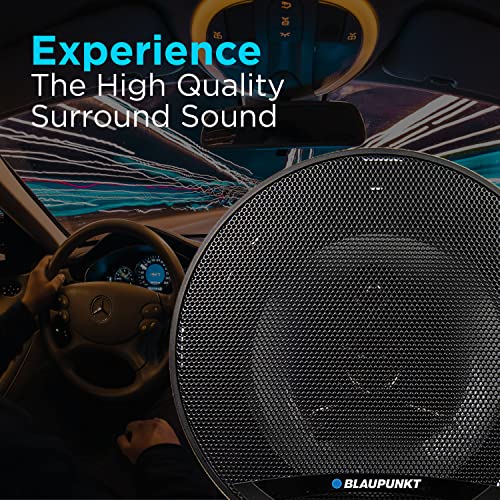 Blaupunkt GTX630 GTX Series GTX630 6.5-in. 300-Watt-Peak 3-Way Coaxial Speakers, Black