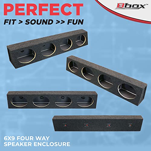 Atrend Pro Series 6x9 4 Way 6β x 9β Quad, Wedge Shaped Speaker Enclosure