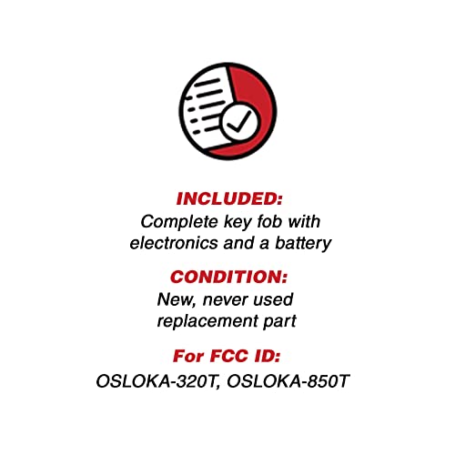 KeylessOption Keyless Entry Remote Alarm Car Key Fob for Hyundai Tucson OSLOKA-320T