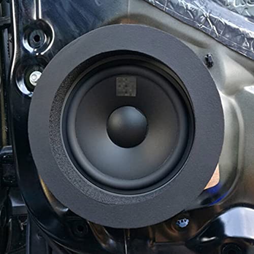 6.5 Foam Speaker Enhancer Kit (4pcs),Fits for 6" 6.5" Car Door Speaker, Universal High Rebound Sponge Bass Blocker Kit with High Rebound for Stereo Audio Speaker