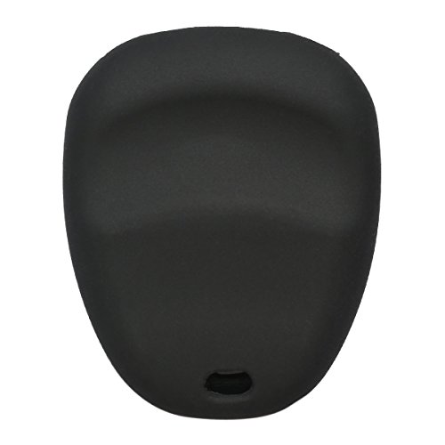Coolbestda Rubber Smart 3buttons Key Fob Cover Remote Case Keyless Protector Jacket for LHJO11 Chevrolet Chevy Sivlerado 1500 2500 Equinox Tahoe Suburban Sierra Yukon Cadillac Escalade