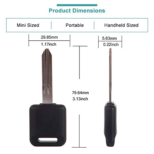 SELEAD Car Key Fob Keyless Entry Remote fit for 2001-2006 for Nissan Altima Armada 350Z Antitheft Keyless Entry Systems 7003526 2pcs