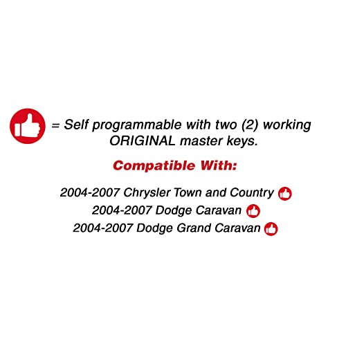 KeylessOption Keyless Entry Remote Control Car Key Fob Ignition Key Replacement for M3N5WY72XX (Pack of 2)