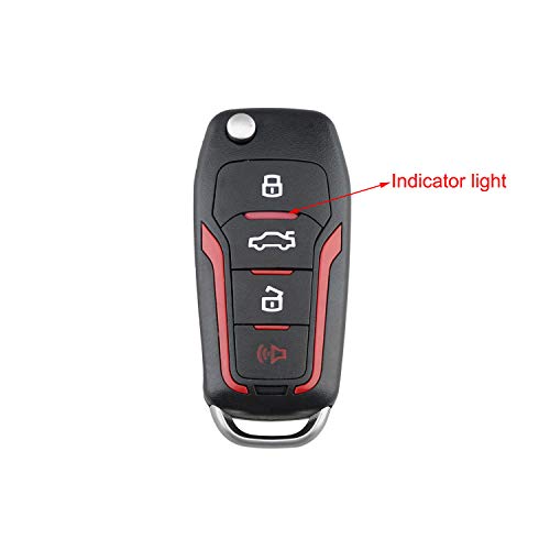 Replacement Upgraded Flip Remote Car Key Fob 315MHz 4D63 Chip for Ford Lincoln Mercury CWTWB1U331