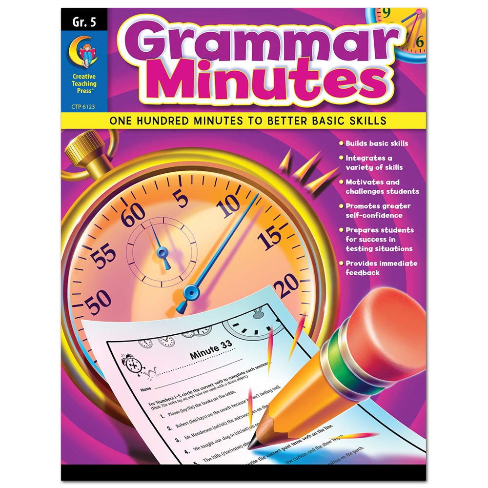 Creative Teaching Press Grammar Minutes, Grade 5