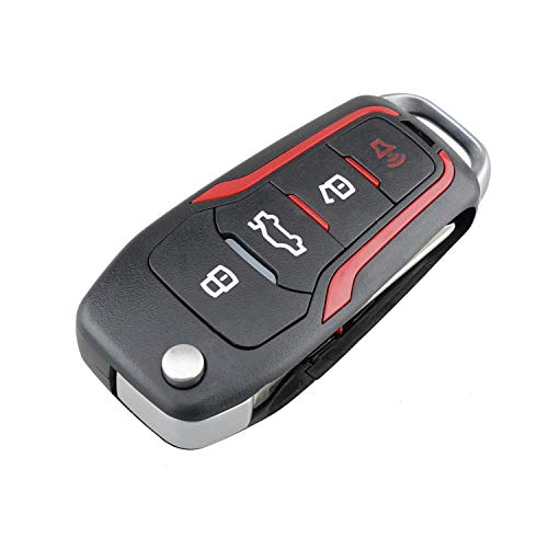 Replacement Upgraded Flip Remote Car Key Fob 315MHz 4D63 Chip for Ford Lincoln Mercury CWTWB1U331