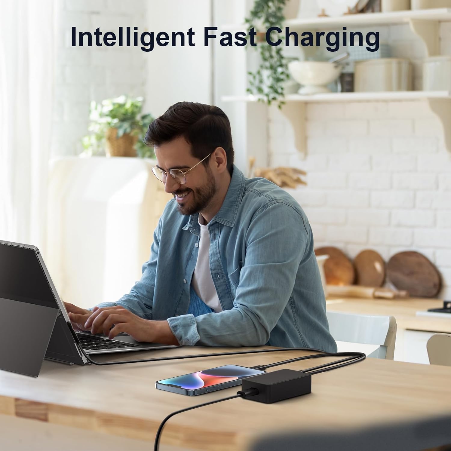Microsoft Surface Charger 65W 15V 4A AC Power Supply Compatible with Surface Pro X 8 7 6 5 4 3/ Surface Laptop 4 3 2 1 / Surface Book 2/3 13.5β Surface Pro Charger with Wall Plug and 6ft Power Cord
