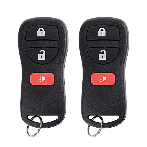Key Fob, Compatible for Nissan Murano Sentra Titan Key Fob, BestRemotes Keyless Entry Remote Control Car Key Fob Replacement for KBRASTU15 CWTWB1U733(Pack of 2)