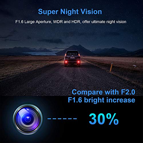 Dash Cam 1080P Full HD 3 Inch Dashboard Camera Car Recorder with 32GB Card 170°Wide Angle Dashcam Driving Loop Recording G-Sensor