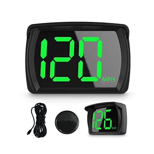 AWOLIMEI Car Hud GPS Speedometerļ¼Head Up Display for Cars with SpeedćMphļ¼USB Plug and Playļ¼Suitable for All Car