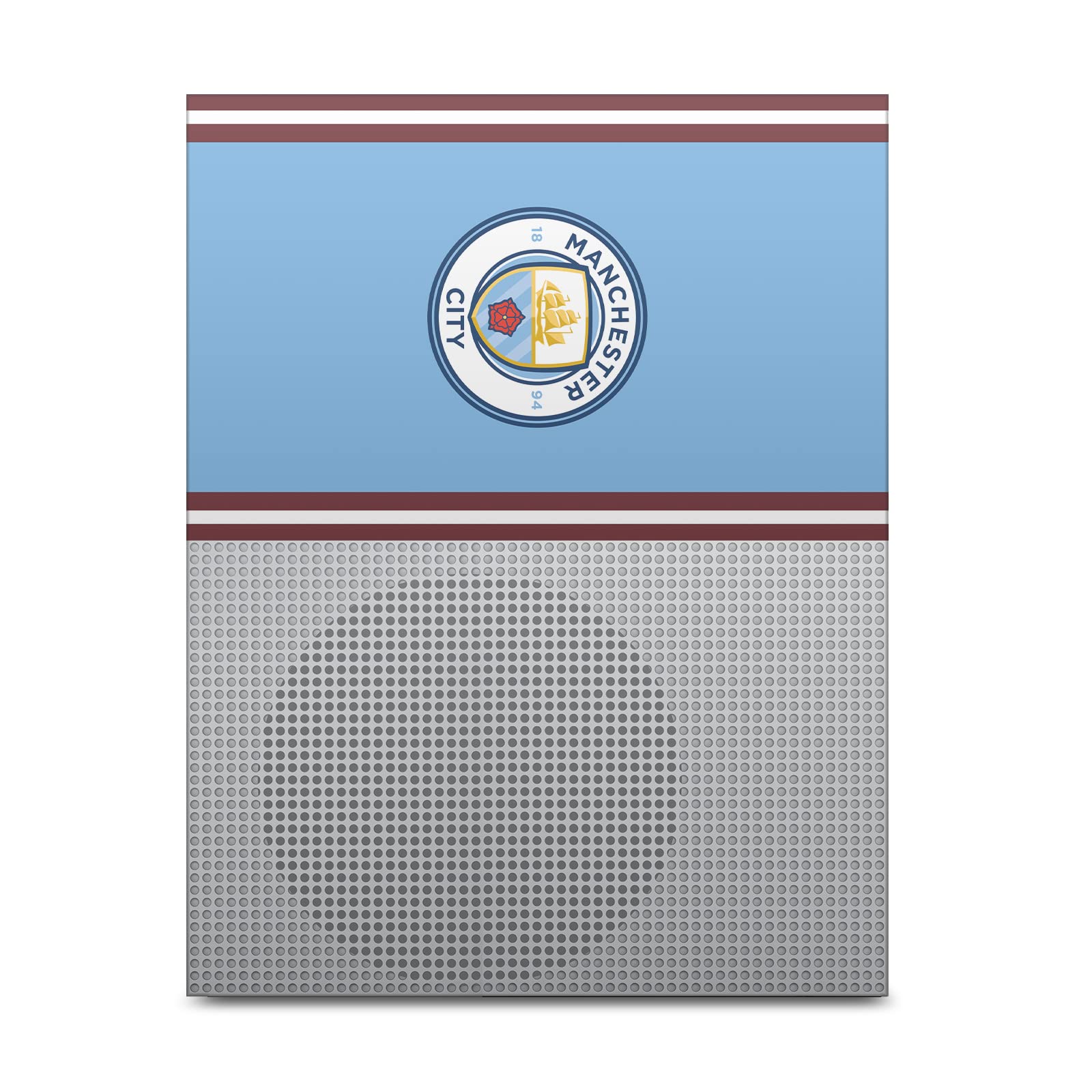 Head Case Designs Officially Licensed Manchester City Man City FC 2022/23 Home Kit Logo Art Vinyl Sticker Gaming Skin Decal Cover Compatible With Xbox One S Console and Controller Bundle