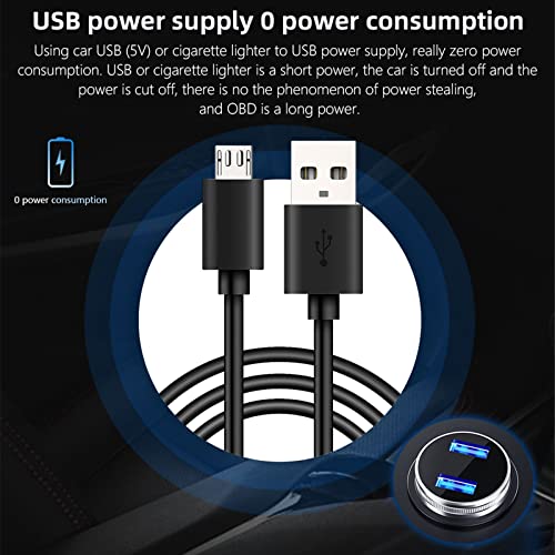 AWOLIMEI Car Hud GPS Speedometer,Head Up Display for Cars with Speed、Mph,USB Plug and Play,Suitable for All Car