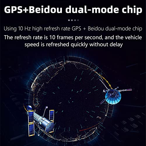 AWOLIMEI Car Hud GPS Speedometer,Head Up Display for Cars with Speed、Mph,USB Plug and Play,Suitable for All Car