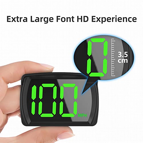 AWOLIMEI Car Hud GPS Speedometer,Head Up Display for Cars with Speed、Mph,USB Plug and Play,Suitable for All Car