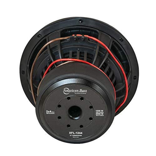 American Bass USA XFL 1244 2000W Max Dual 4Ω 12" Subwoofer