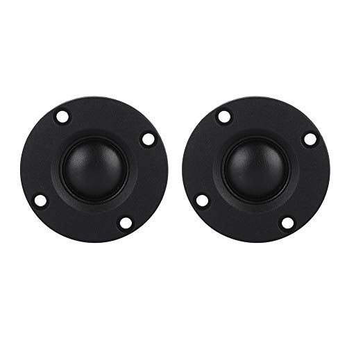 Sanpyl 2Pcs Tweeter Treble Speaker HiFi Loudspeaker 30W 6Ω Silk Film Dome Tweeter,Pure Silky Soft Vibrating Diaphragm,20mm Vibrating Diaphragm