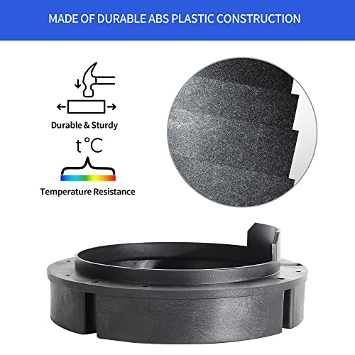 RED WOLF Car Door Speaker Adapter Bracket 6.5 Inch Fit VW Volkswagen Passat Golf/Jetta/Beetle1999-2019, Porsche 2000-2006, Skoda 2005-2013 Install Aftermarket Speaker Adapter Spacer Ring