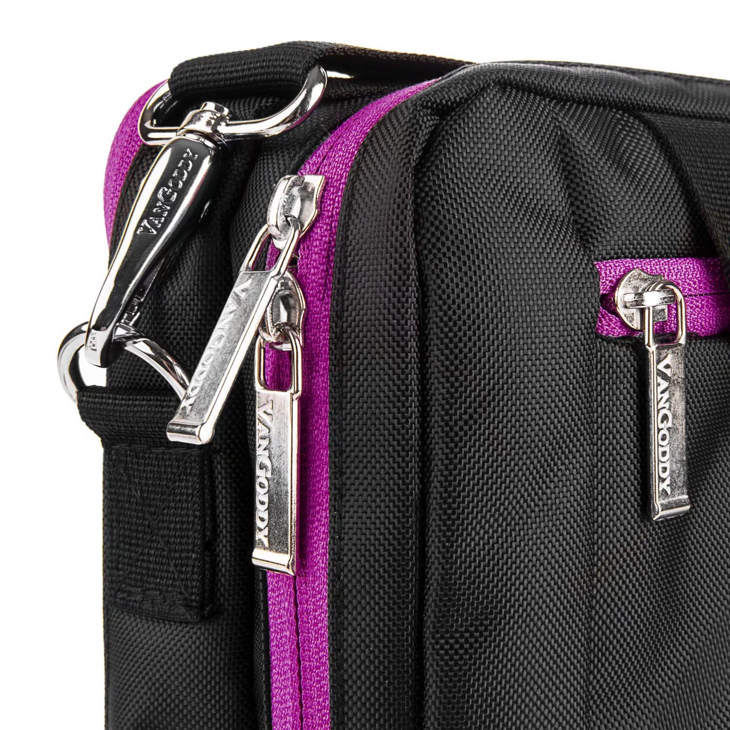 Vangoddy Adult Unisex 11 - 12 Inch Laptop Bag - Purple - Convertible Briefcase Messenger Bag - Fits up to 12.5" Laptops/Tablets