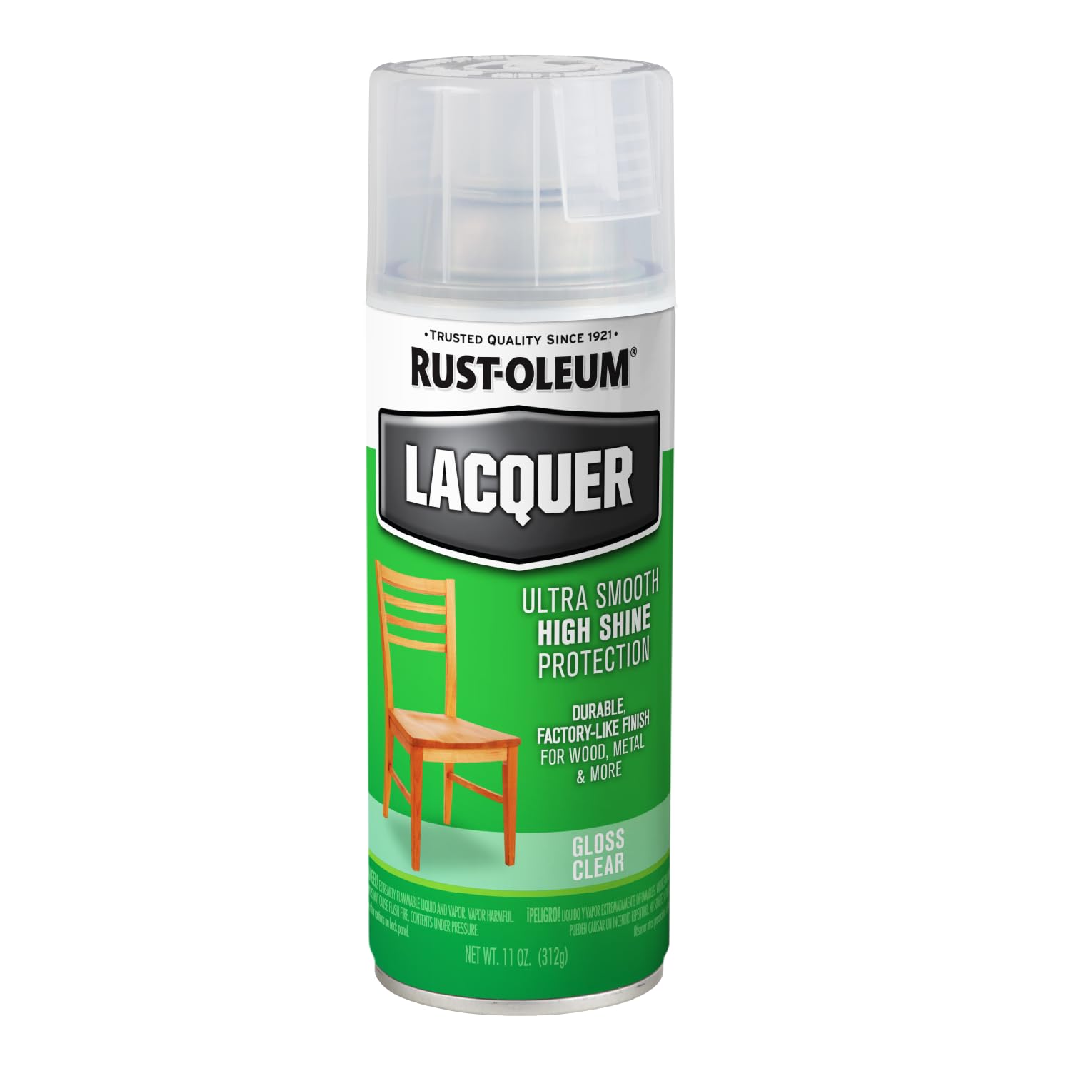 Rust-Oleum 1906830 Lacquer Spray, 11-Ounce, Gloss Clear