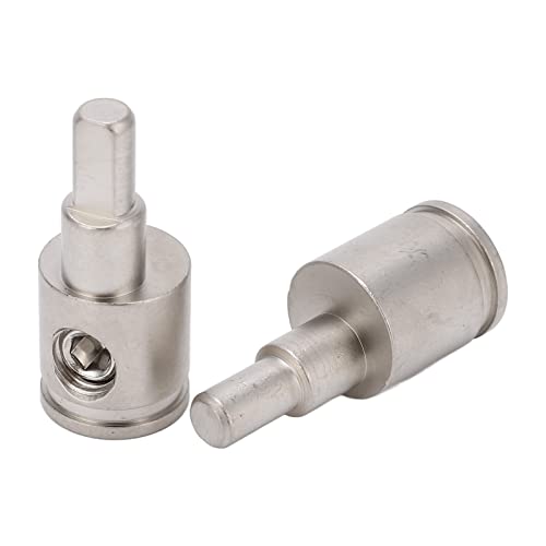 Fydun 2pcs 0 Gauge to 4 Gauge Wire Reducer Amp Input Reducers Amp Input Reducer Adapter High Power Brass Nickel Plated for Car