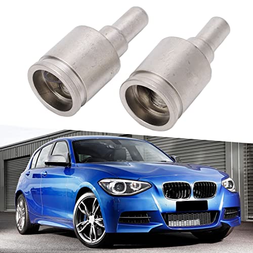 Fydun 2pcs 0 Gauge to 4 Gauge Wire Reducer Amp Input Reducers Amp Input Reducer Adapter High Power Brass Nickel Plated for Car