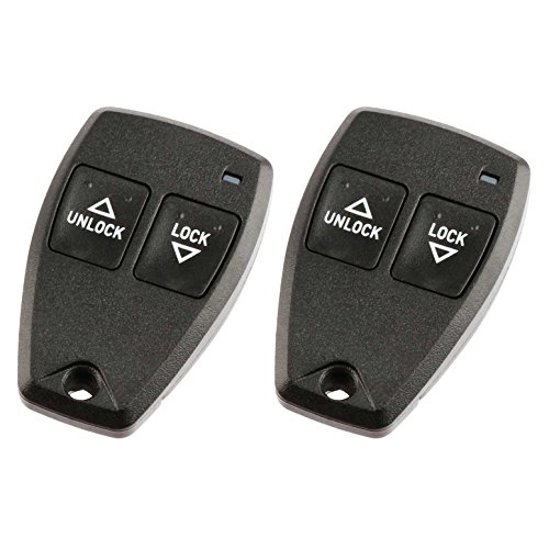 fits Jeep Grand Cherokee/Jeep Cherokee 1993 1994 1995 1996 Key Fob Keyless Entry Remote Shell Case & Pad (56009031), Set of 2