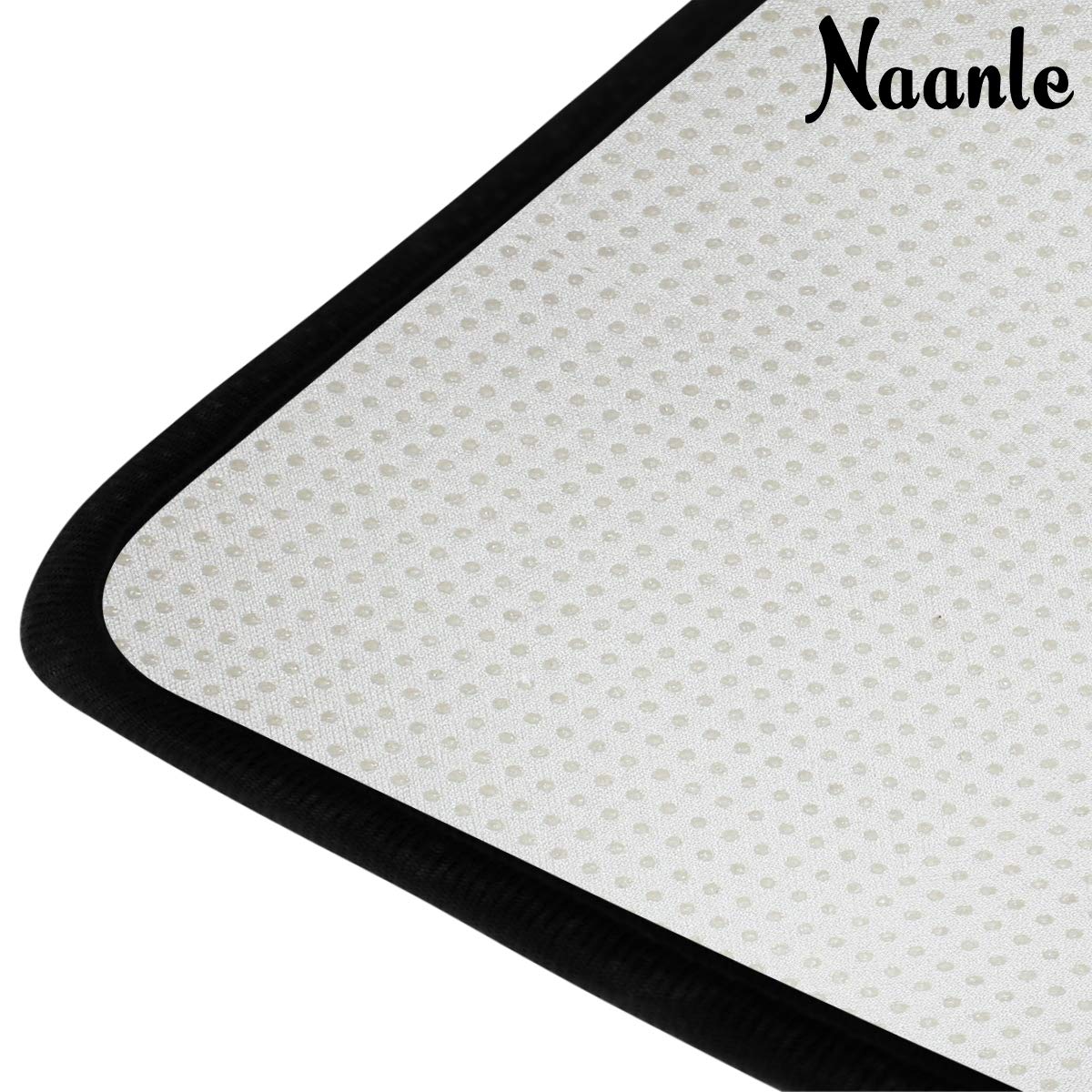 Naanle Winter Holiday Area Rug 3'x5', Christmas Tree Snowflake Polyester Area Rug Mat for Living Dining Dorm Room Bedroom Home Decorative