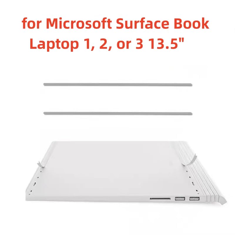 Laptop Rubber Feet Strips Replacement for Microsoft Surface Book Laptop 1, 2, or 3 13.5" for Laptop Bottom Case Nonskid Silicone Bumper Rubber Foot Strips