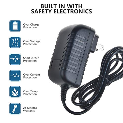 SupplySource AC Power Adaptor Charger for Curtis DVD7014UK Portable DVD Player DC 9-2A