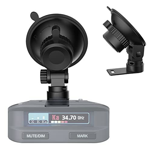 SDSACZMU Radar Detector Mount, Car Windshield &Dashboard Radar Detector Suction Cup Mount, for Uniden Radar Detectors (not for Unlisted Models),Easy to Install.