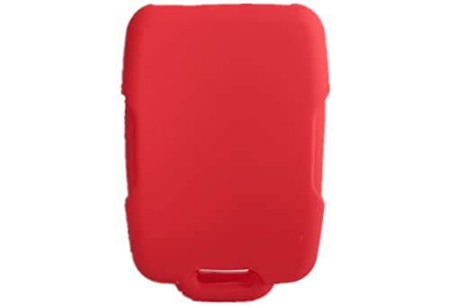 Smart Key Fob Cover Remote Case Keyless Protector Jacket for Chevrolet Silverado Colorado M3N32337100 13577770 13577771 GMC Sierra Yukon Cadillac (Red)