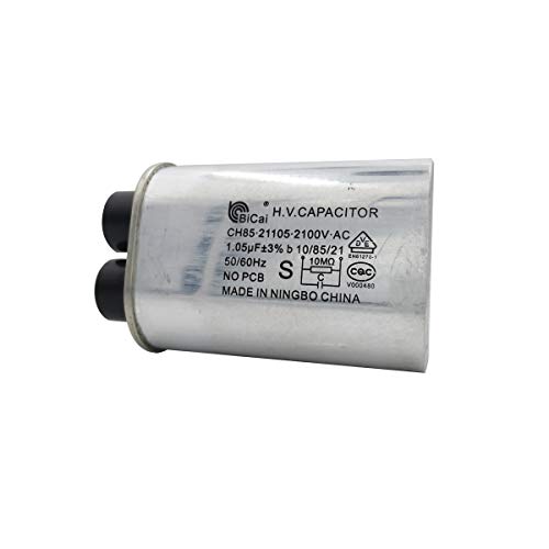 Meter Star CQC&VDE Universal Household Microwave High Voltage Capacitor 1.05uf ch85 21105 2100V AC H.V.Capacitor 10/85/21 50/60Hz NO PCB,VDE EN61270-1