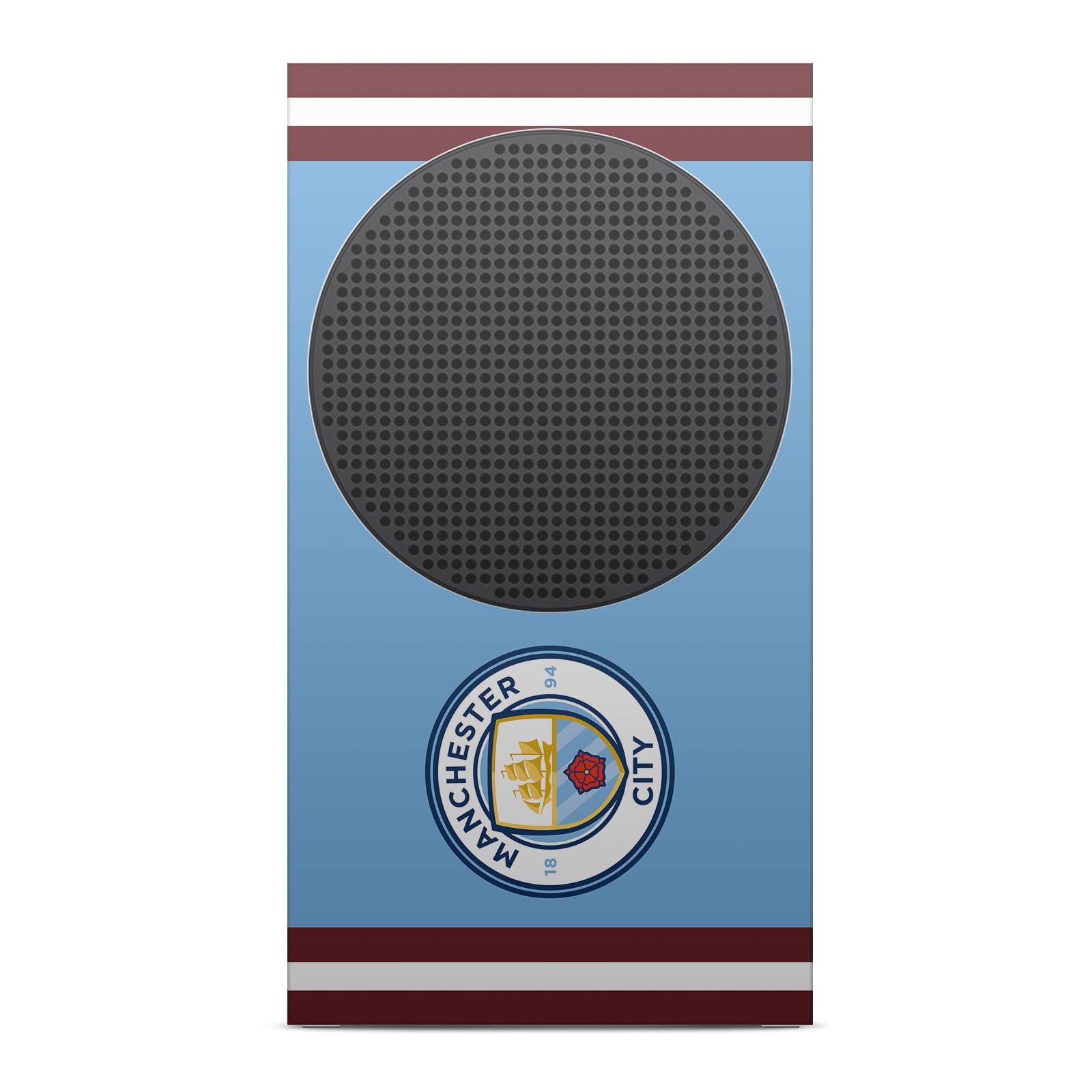 Head Case Designs Officially Licensed Manchester City Man City FC 2022/23 Home Kit Logo Art Vinyl Sticker Gaming Skin Decal Cover Compatible With Xbox Series S Console and Controller Bundle