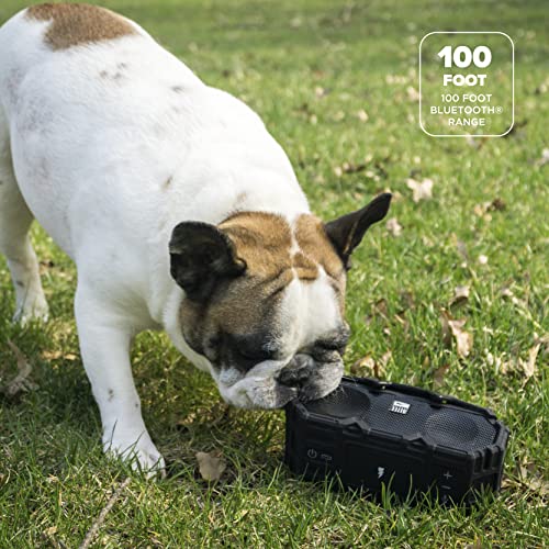 Altec Lansing LifeJacket Jolt - Waterproof Bluetooth Speaker, Durable & Portable Speaker with Qi Wireless Charging and Voice Assistant, Black