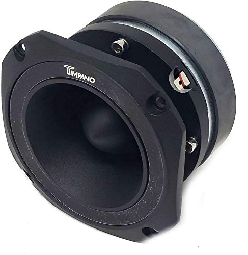 Timpano Super Tweeter TPT-ST22 Titanium Bullet Horn Tweeter, 8 Ohms 80 Watts RMS Power, 160 Watts Continuous Power, 1.75 Inch Voice Coil Super Tweeter for Pro Car Audio (Single)