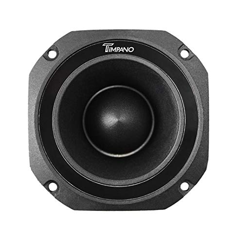 Timpano Super Tweeter TPT-ST22 Titanium Bullet Horn Tweeter, 8 Ohms 80 Watts RMS Power, 160 Watts Continuous Power, 1.75 Inch Voice Coil Super Tweeter for Pro Car Audio (Single)