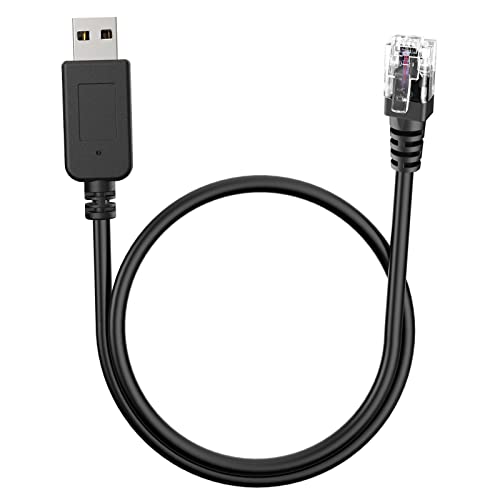 Radar Detector Cable, USB to RJ11 Plug Cable,for Escort Radenso XP Uniden Beltronics Cobra Whistler Radar Detector,Replacement Power Cable for Radar Detectors (RJ11-3.3ft)